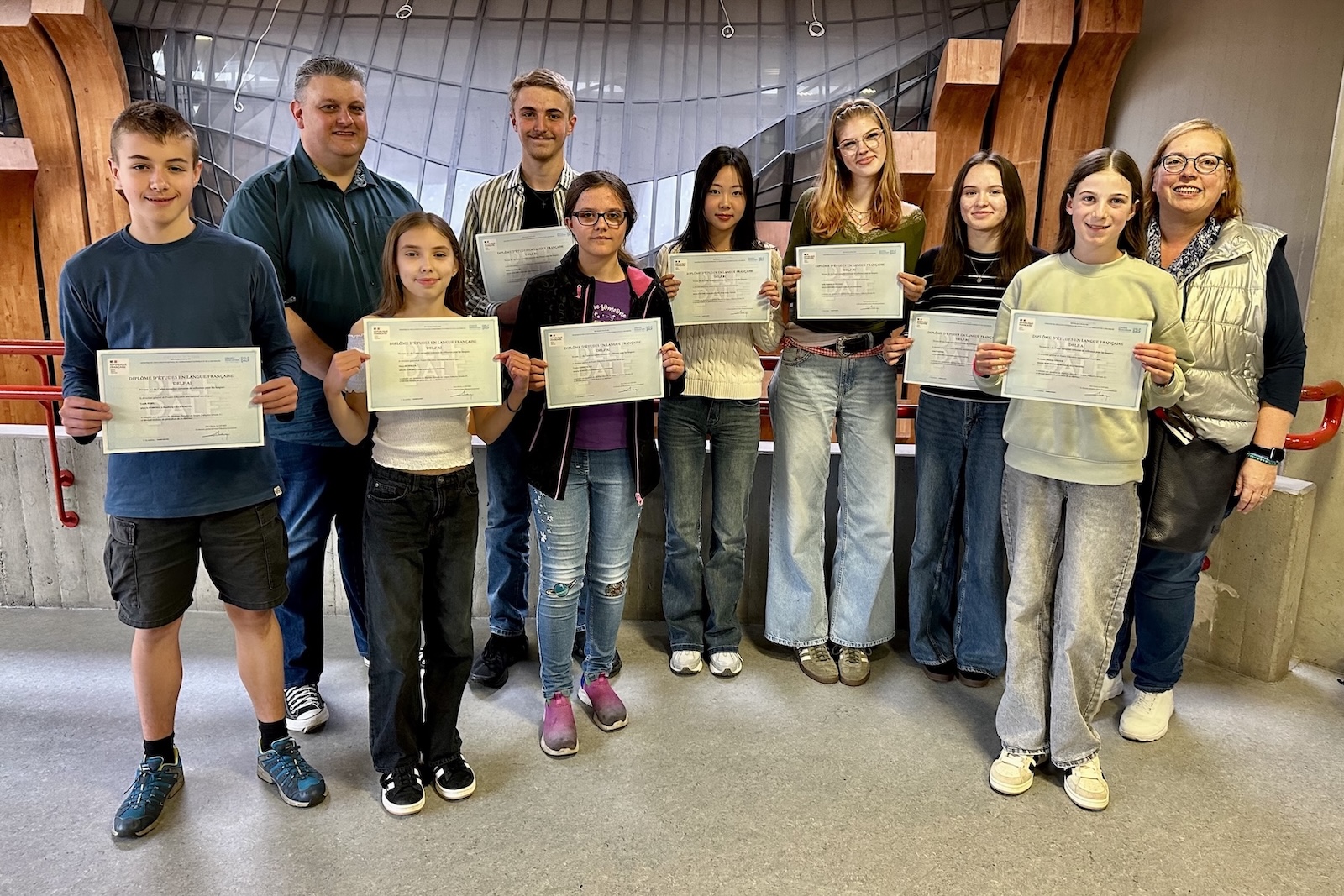 DELF Diplome überreicht – Willi Graf Gymnasium